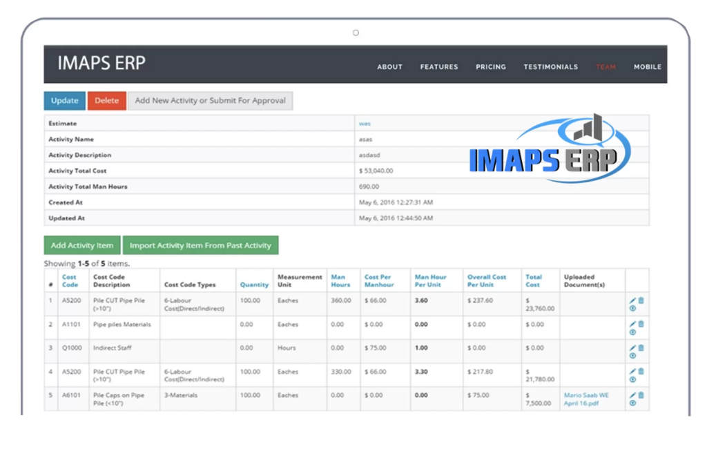 Construction ERP Software – AI Automation & Intelligent Systems in ...